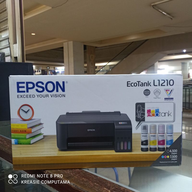 Jual PRINTER EPSON ECOTANK L1210 INFUS ORIGINAL PRODUK | Shopee Indonesia