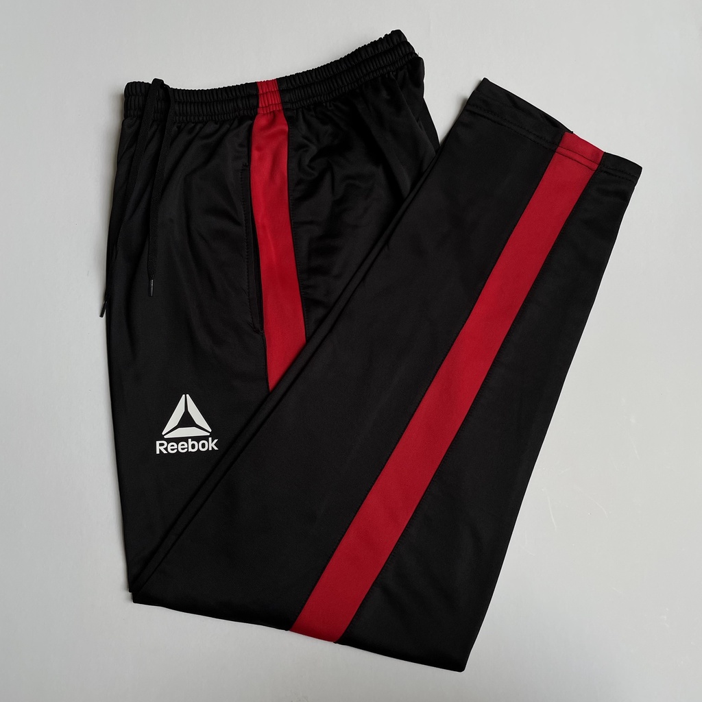 Jual Training Pants Black with Big Red Stripe Model RB01 | Shopee Indonesia