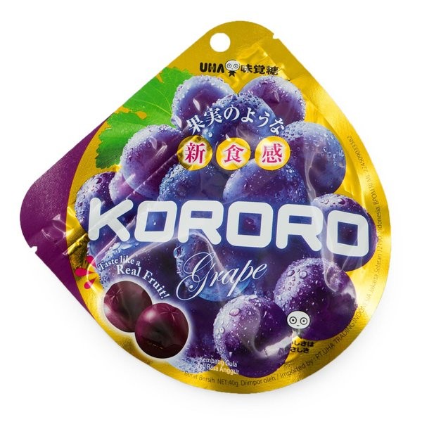 Jual UHA KORORO Grape Candy [40 gr] | Shopee Indonesia