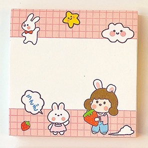 Jual Sticky Note Lucu Unik Aesthetic Memo Pad Bookmarks Sticker Buku ...