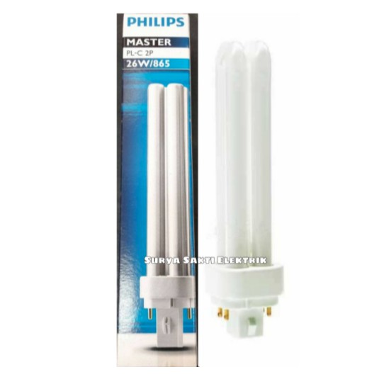 Jual LAMPU PHILIPS PL-C 26W/865 NYALA PUTIH | Shopee Indonesia