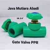 Jual Gate Valve PPR 3/4"/Stop Kran Valve PPR 25mm Fitting Pipa | Shopee ...