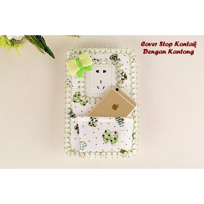 Jual Cover Stop Kontak Dengan Kantong (Tampilan stop kontak jadi cantik ...