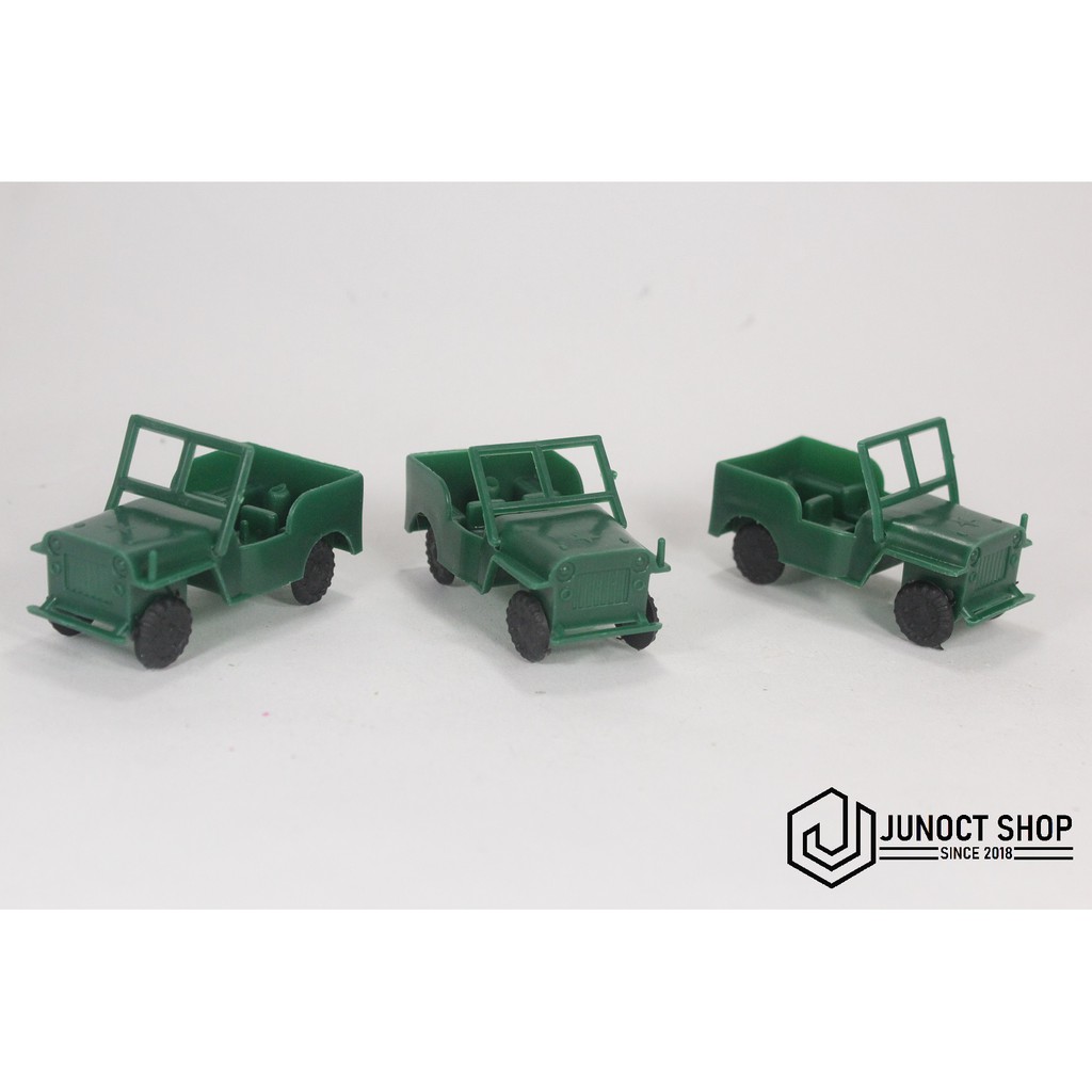 Jual MOBIL JIP JEEP DAKAR MILITER PERANG PLASTIK - DIORAMA MAKET ...