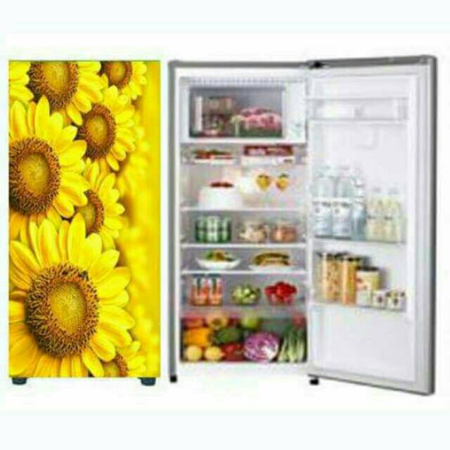 Jual Sticker kulkas 1 pintu bunga matahari | Shopee Indonesia