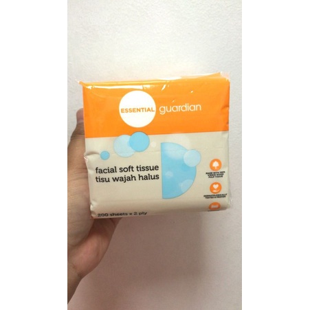 Jual Guardian Essential Facial soft tissue 200s (tissue wajah halus ...