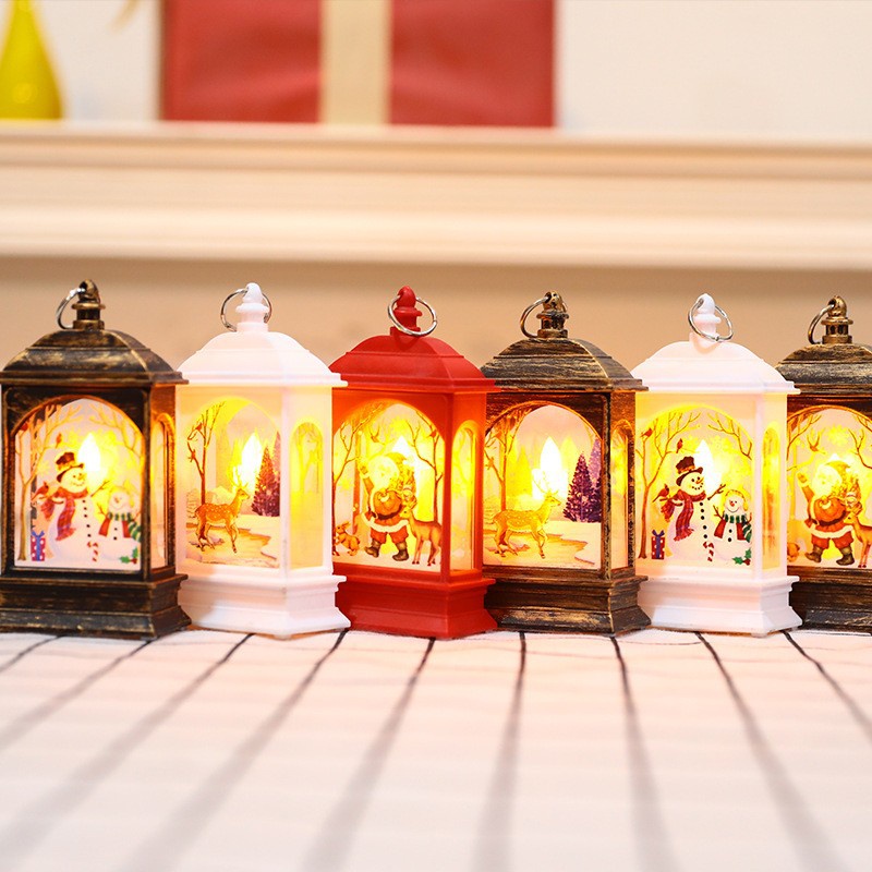 Jual Soevenir Natal Lentera Mini Lampu LED Hadiah Natal Murah Santa ...
