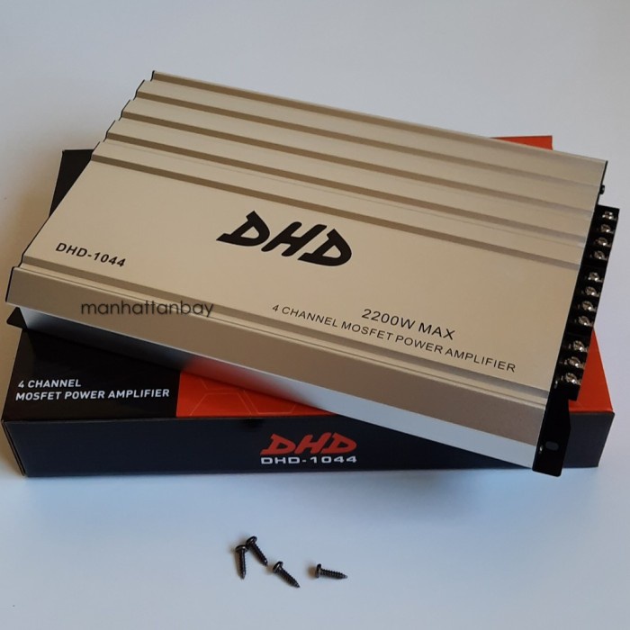 Jual Power Amplifier Mobil 4 Channel Dhd-1044 - Hitam 016 | Shopee ...