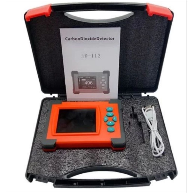 Jual Detector Carbon Dioxide CO2 Meter Air Quality Analyzer Monitor JD112 | Shopee Indonesia