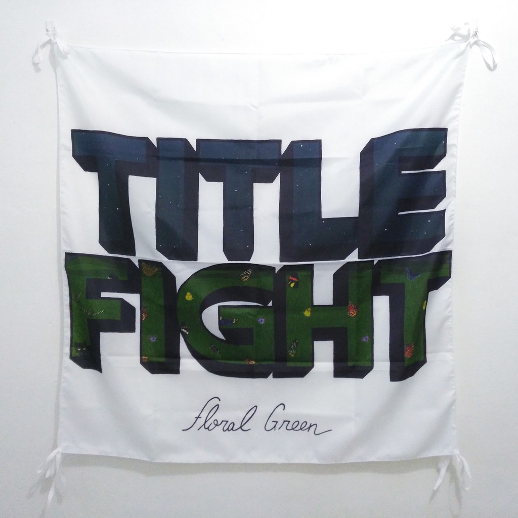 Jual Bendera Band - Title Fight (Floral Green) | Shopee Indonesia
