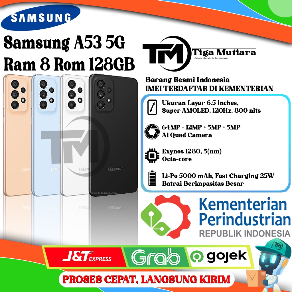 Jual Samsung A53 5G Ram 8 Rom 128GB | Shopee Indonesia