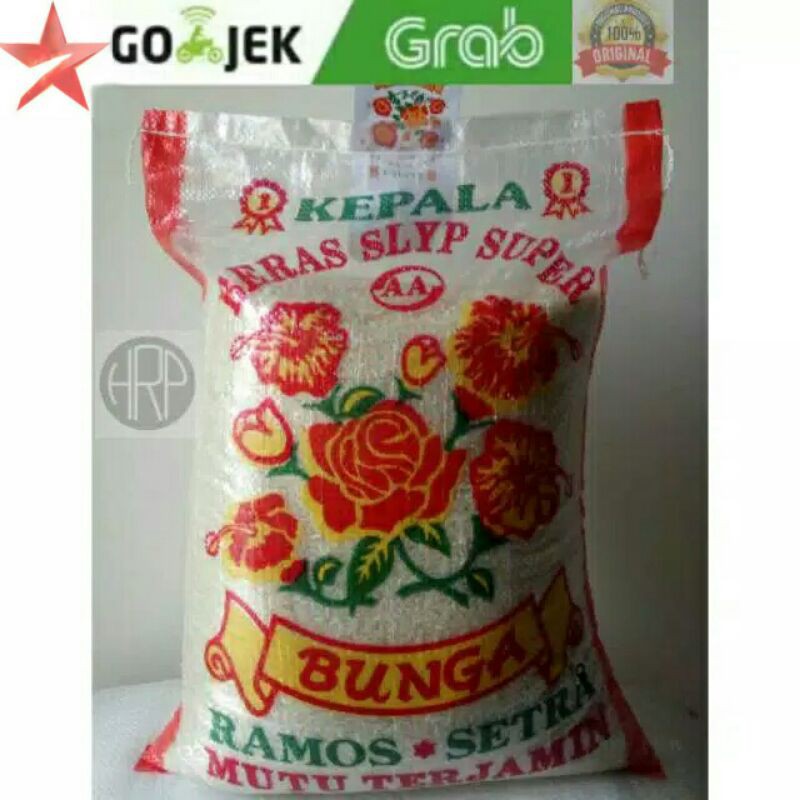 Jual Beras Setra Ramos Slyp Bagus Cap Bunga 5kg & 10kg PULEN | Shopee ...