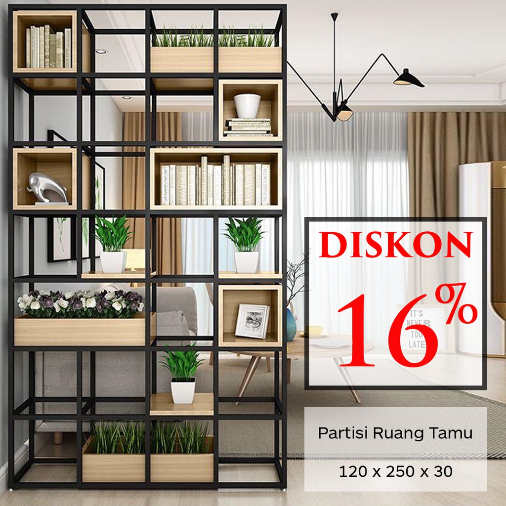 Jual Partisi Ruangan | Pembatas Ruangan | Partisi Minimalis | Shopee ...