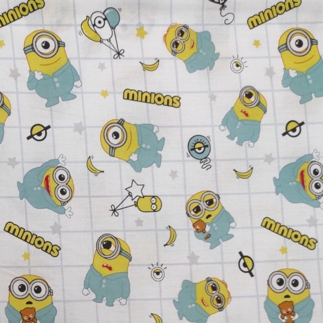 Jual KONICO Bahan Kain Sprei katun Motif tabur Anak MI NIGHTY NIGHT | ELBHE STAR CATRA GROW ...