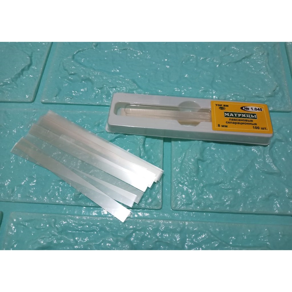Jual Seluloid Strip Dental Strip Matrix Band Ecer 1p | Shopee Indonesia