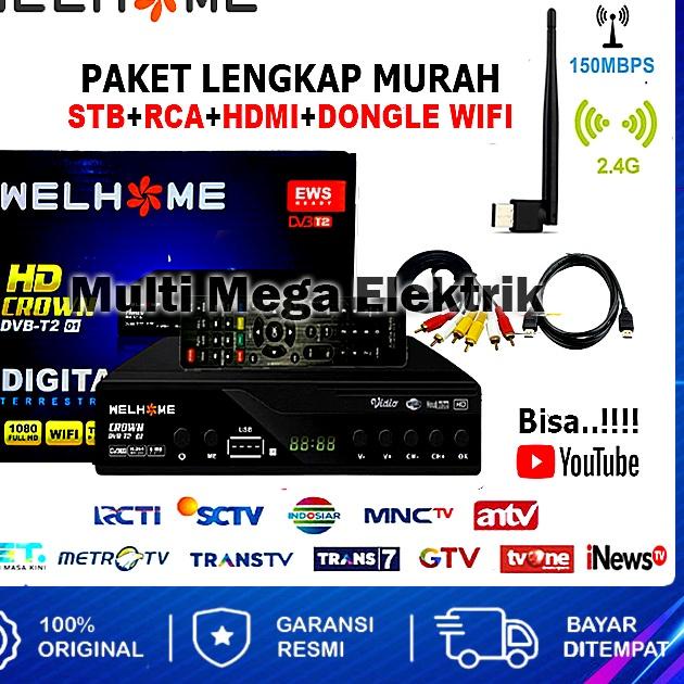 Jual Set Box Tv Digital Welhome Luby Noise Sogo Sanex Tanaka DVB T2 EWS ...