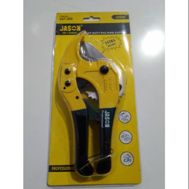 Jual JASON tang potong PIPA PVC 42MM pipe cutter pemotong pipa 42 mm gunting paralon ORIGINAL ...