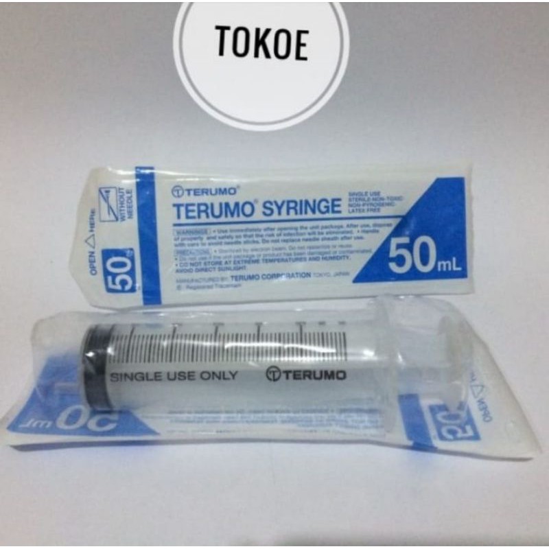 Jual Terumo syringe 50 cc ml lubang pinggir | Shopee Indonesia
