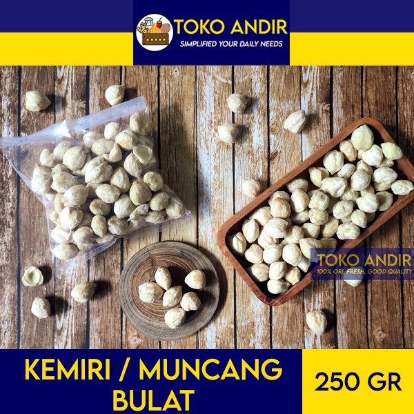 Jual Kemiri / Muncang Bulat Kualitas Super 250gr | Shopee Indonesia