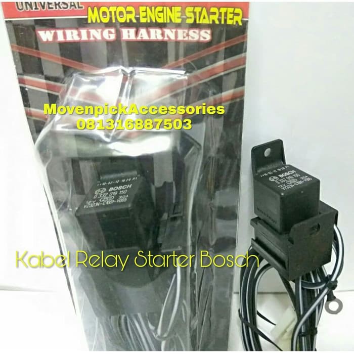 Jual KABEL RELAY STARTER UNIVERSAL-RELAY BOSCH | Shopee Indonesia