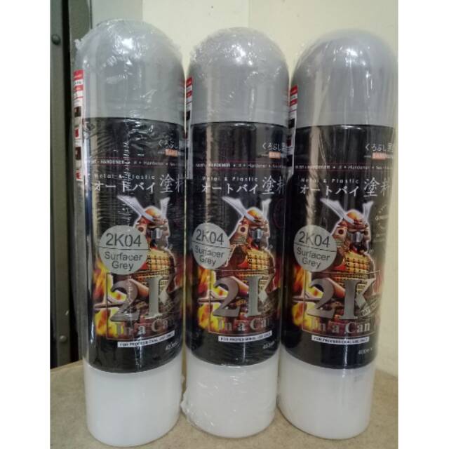 Jual PILOK/PYLOX 2K04 SAMURAI SURFACER GREY - CAT SEMPROT AEROSOL ...