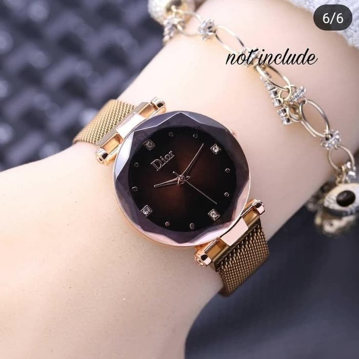 Jual Jam tangan magnet wanita murah rantai tali pasir gradasi | Shopee ...
