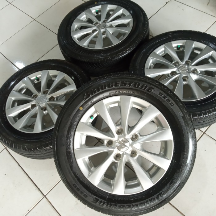 Jual Paket-Velg ban mobil second OEM Ertiga Ring 15 pcd 5x114 | Shopee Indonesia