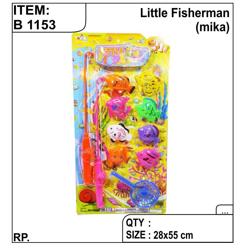 Jual Mainan Anak Pancingan Ikan 8pcs Set B.1153 | Shopee Indonesia
