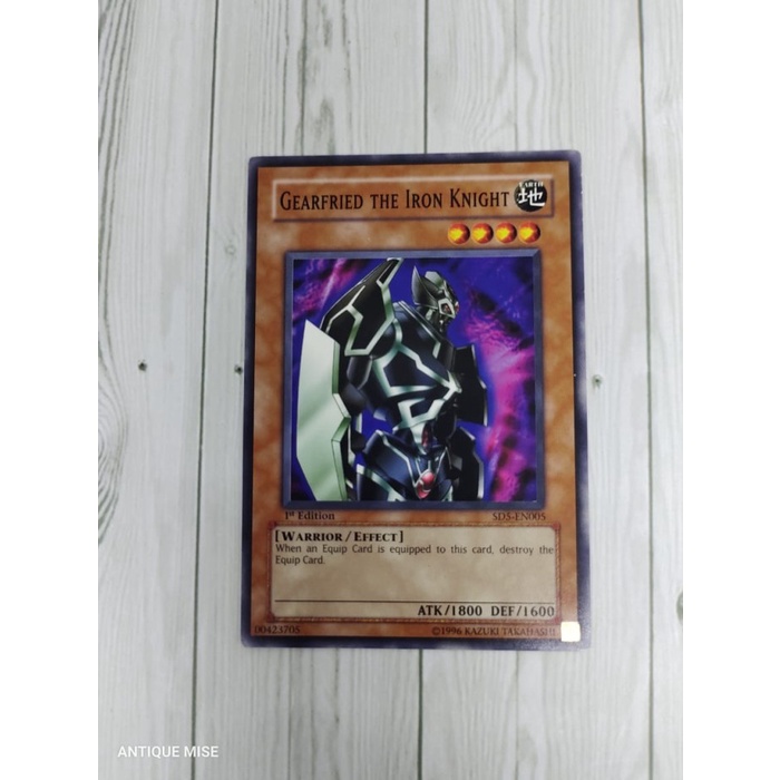Jual Kartu yugioh original Gearfried the iron knight seri sd5 ...