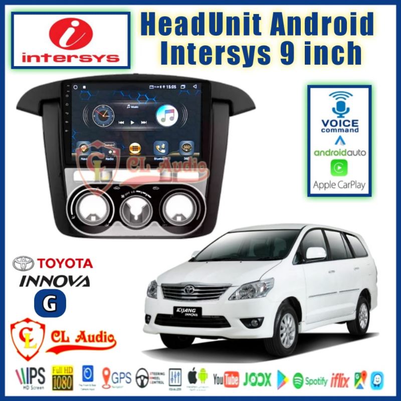Jual Head Unit Android Intersys 9 Inch OEM Toyota Innova 2012-2015 Ram ...
