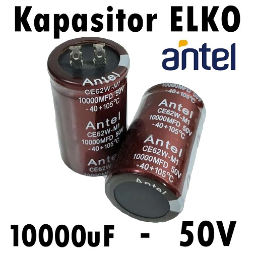 Jual Kapasitor Elco 10000/50V 10.000/50v 10.000uf/50 10000uf / 50Volt Capacitor Elko 10.000 ...