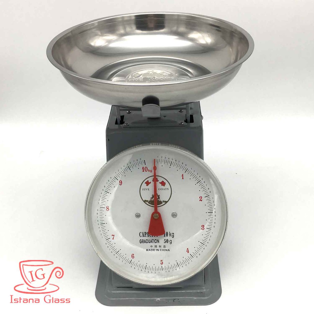 Jual Timbangan Buah Jarum Manual Cap Kambing 10Kg Cap Five Goats 10 kg | Shopee Indonesia