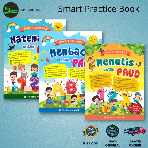 Jual Buku Smart Practice Book; Membaca untuk PAUD/Smart Practice Book ...