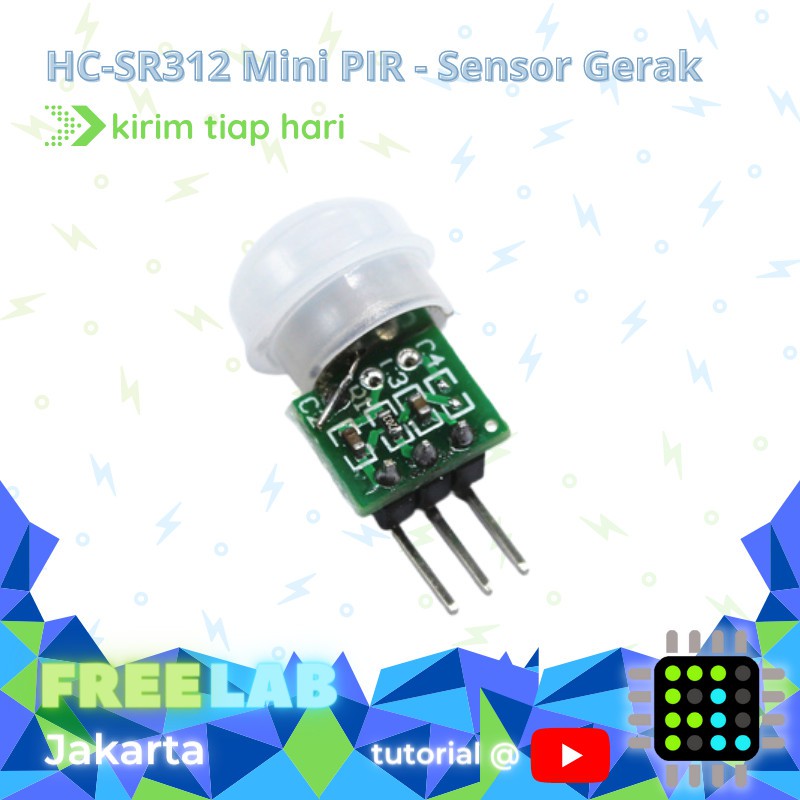 Jual HC-SR 312 Mini PIR Sensor HCSR312 Sensor Gerak Motion 2.7-12VDC 0.1mA | Shopee Indonesia