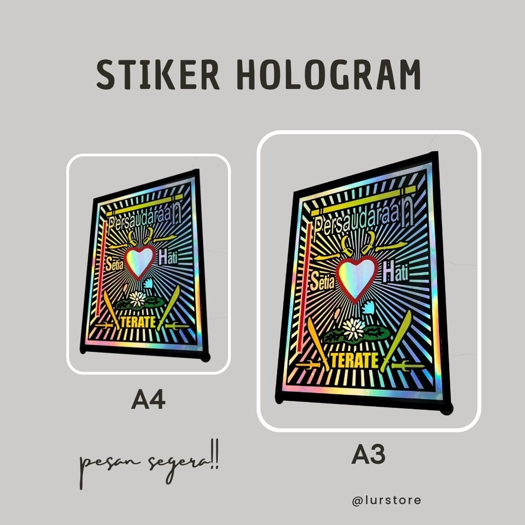 Jual STIKER HOLOGRAM LOGO PSHT SH Setia Hati | Sticker Pencak Silat ...