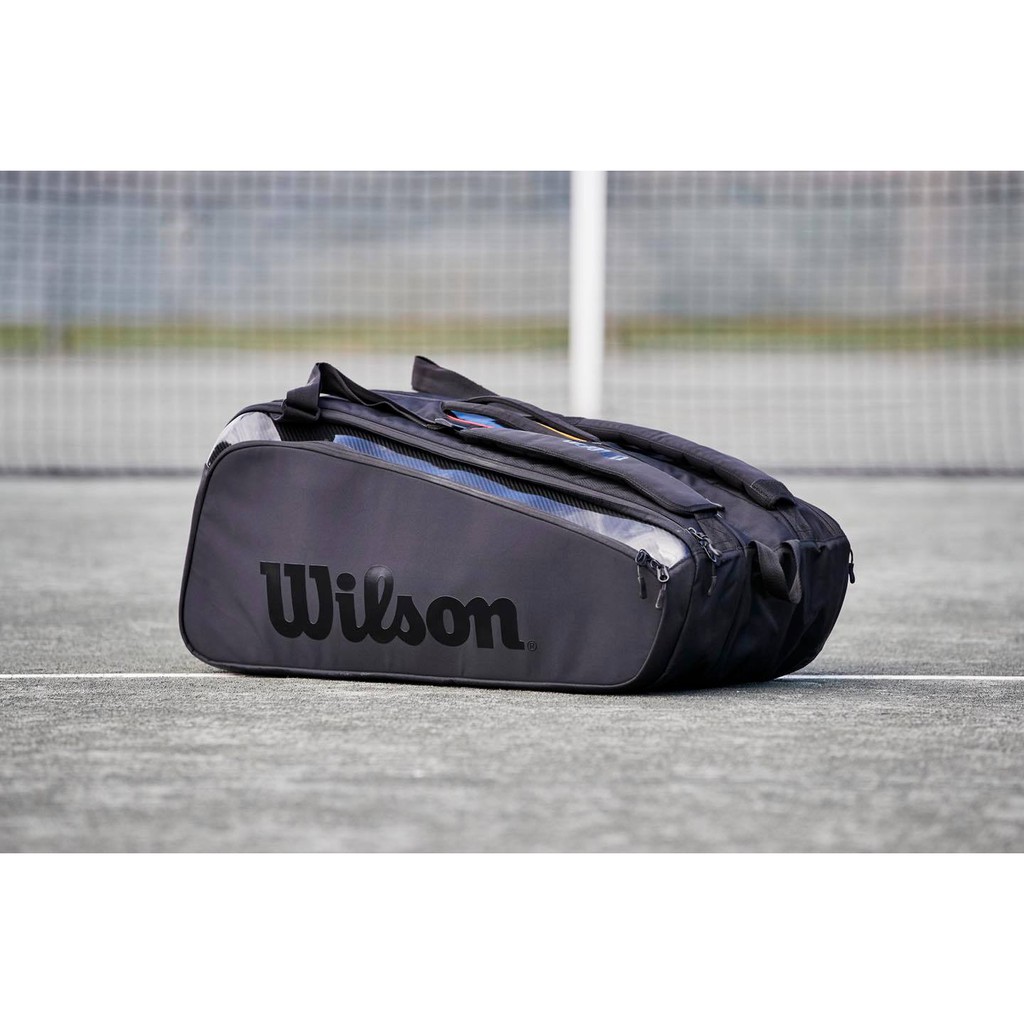 Jual Tas Raket Tenis Wilson Super Tour Pro Staff 9R Tennis Bag Original ...
