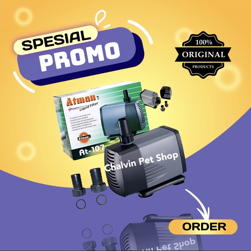 Jual Pompa Air Water Pump Atman At-107 | Shopee Indonesia