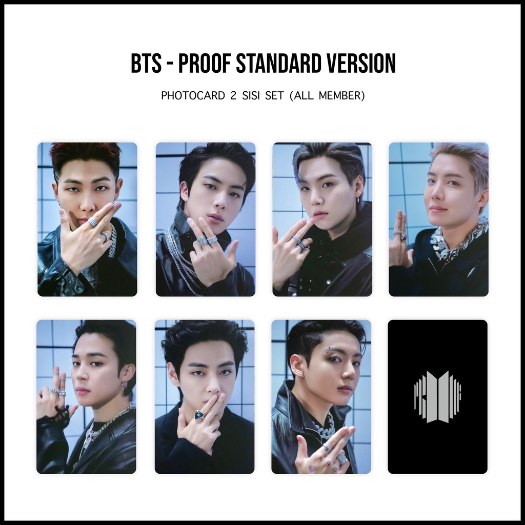 Jual [SET] Photocard BTS Proof Standard Version | Shopee Indonesia