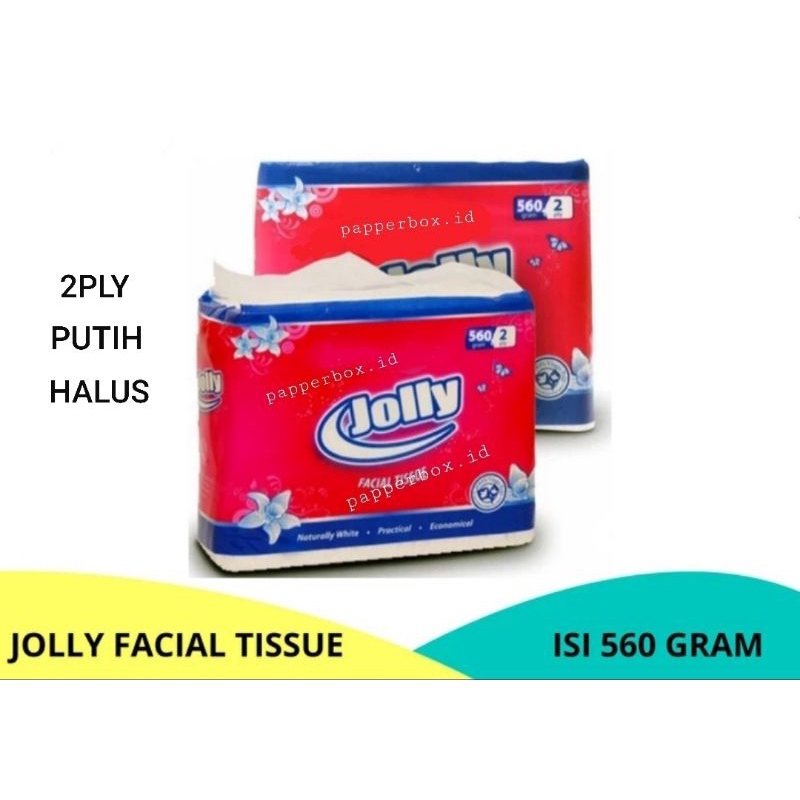 Jual Tissue Jolly | Tissue 2PLY | Tissue Putih (Baca DESK) | Shopee ...