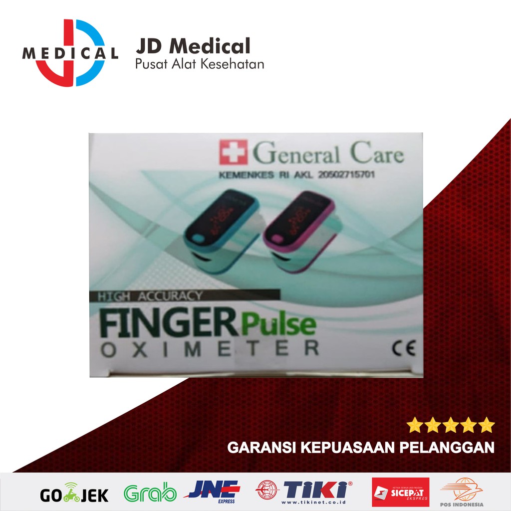 Jual Finger Tip Pulse Oximeter General Care Oxymeter | Shopee Indonesia