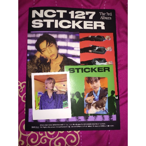 Jual 3rd Full Album NCT 127 Sticker Fullset Sticker Version + Pola Haechan/Album Fullset Nct 127 ...