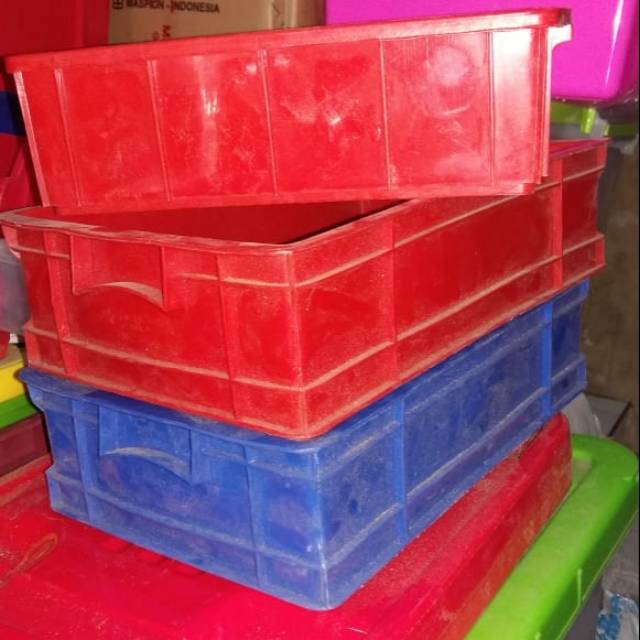 Jual Bak Container Kotak Plastik Polos Buntu Lucky Star | Shopee Indonesia