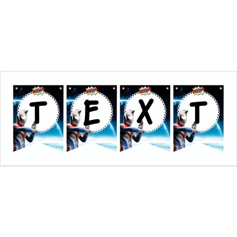 Jual Banner Flag Ultraman CUSTOM TEXT | Shopee Indonesia