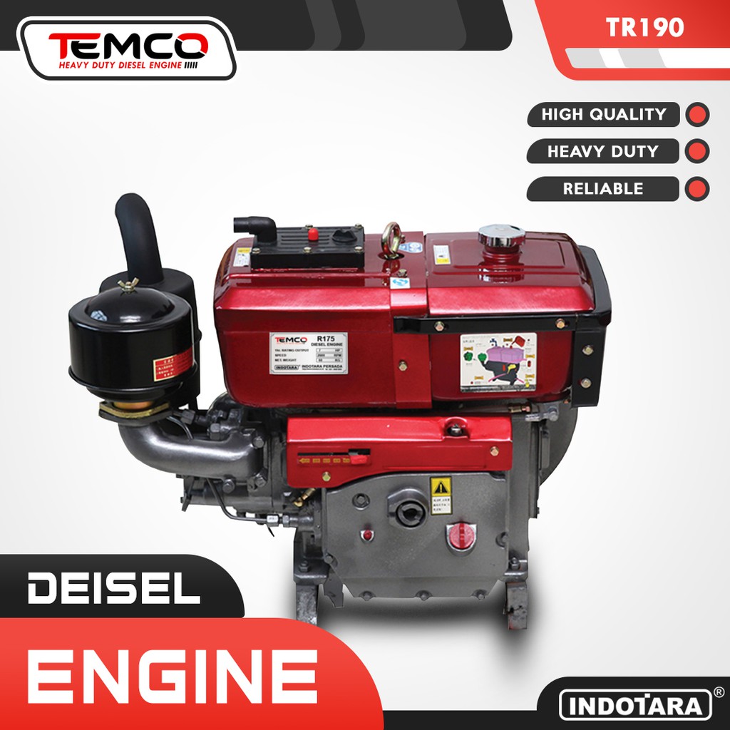 Jual Mesin Penggerak Serbaguna / Diesel Engine Temco - TR190 | Shopee Indonesia