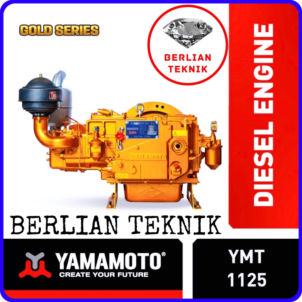 Jual Mesin Penggerak Solar Engine Diesel Yamamoto Gold ZS 1125 TT / 30 HP | Shopee Indonesia