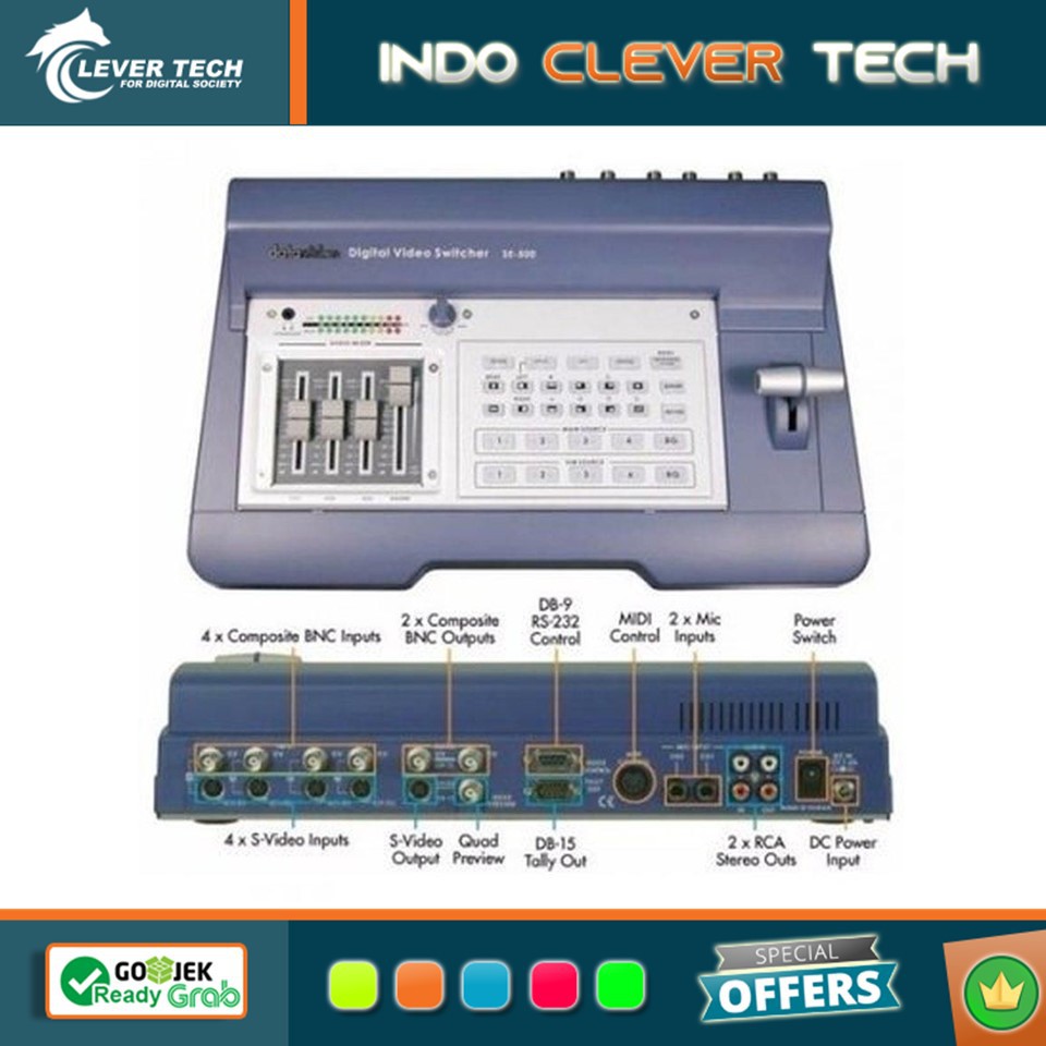 Jual DataVideo SE-500 4 Channel Video Mixer / Switcher | Shopee Indonesia