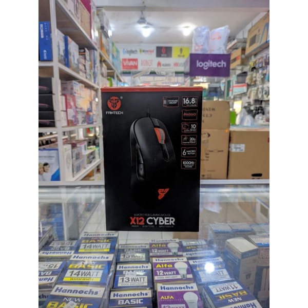 Jual Fantech Gaming Mouse X12 Cyber | Shopee Indonesia