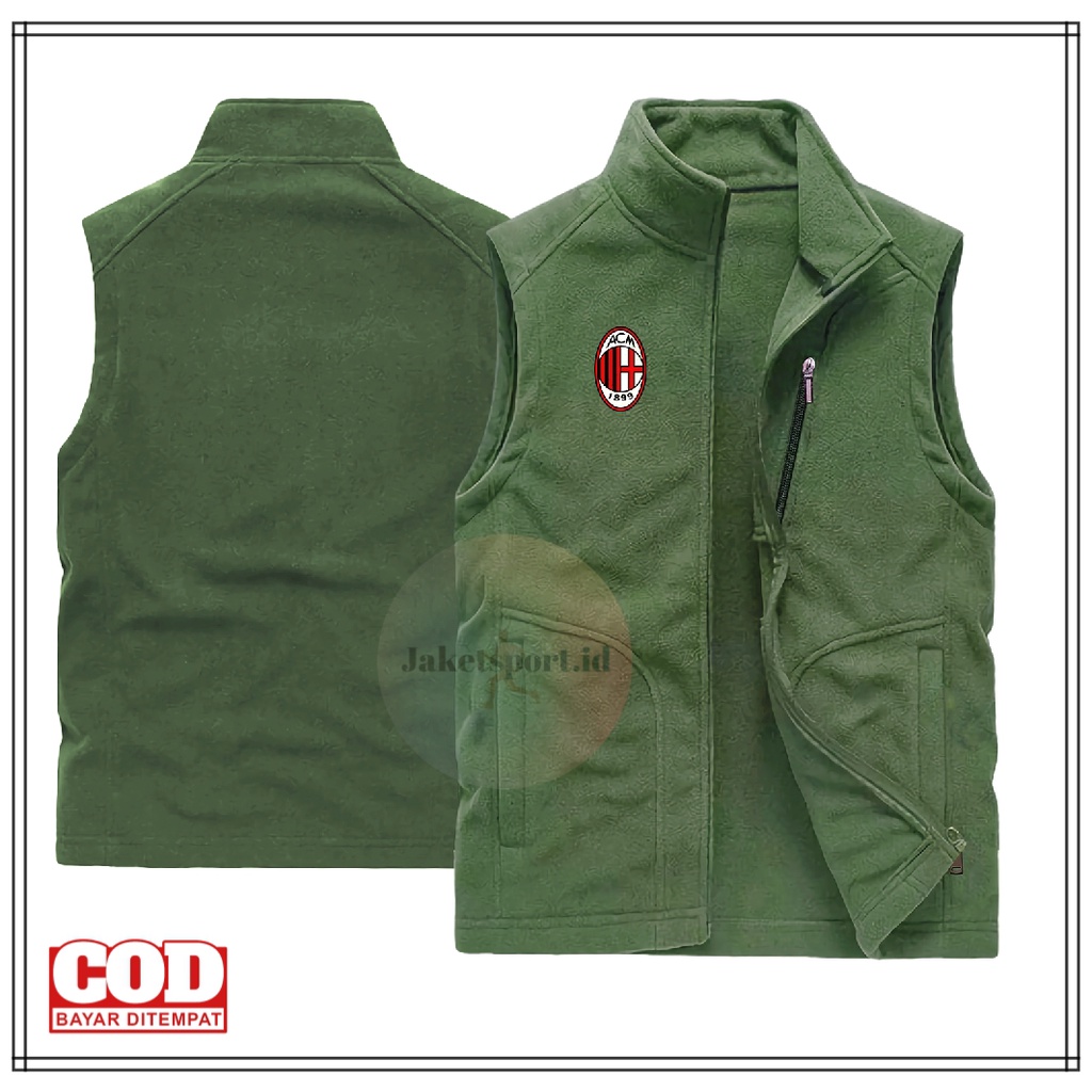 Jual ROMPI VEST FLEECE TEBAL PRIA WARNA TIDAK GAMPANG PUDAR CASUAL ...