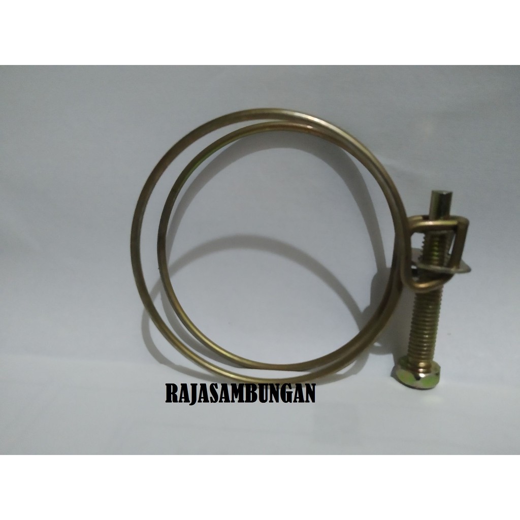 Jual Klem Selang Kawat 2 Inch Double Wire Hose clamp Pengencang Selang ...