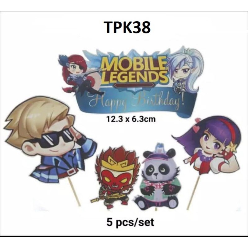Jual Topper Mobile Legends Tusuk isi 5pcs(TPK38) | Shopee Indonesia